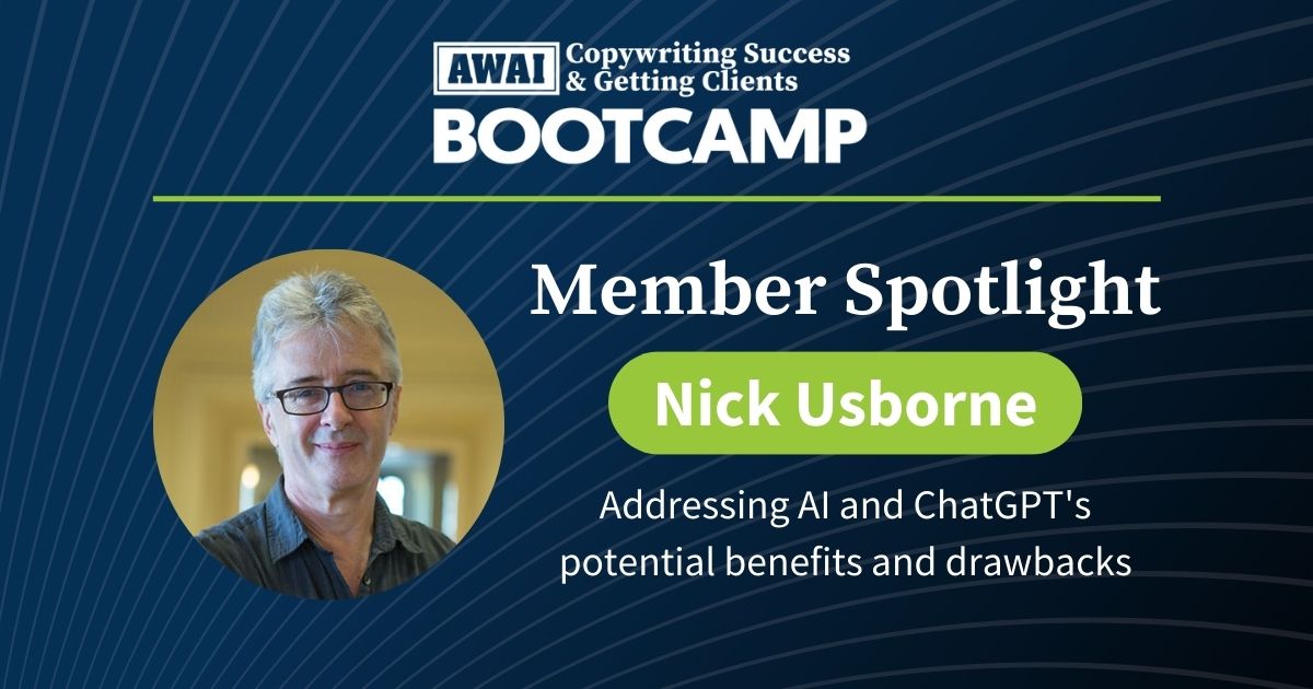 AI, EI, and Life Lessons: A Chat with Bootcamp Speaker Nick Usborne AI, EI, and Life Lessons: A Chat with Bootcamp Speaker Nick Usborne