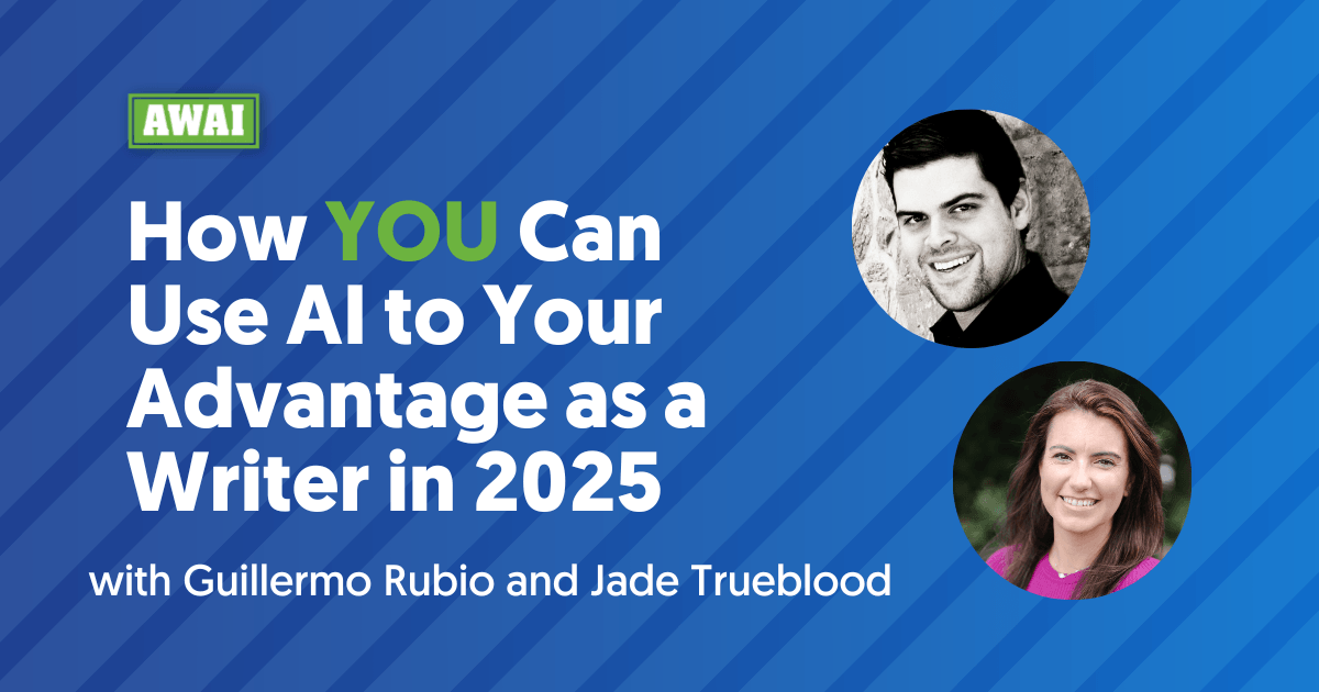 PLAYBACK: How YOU Can Use AI to Your Advantage as a Writer in 2025